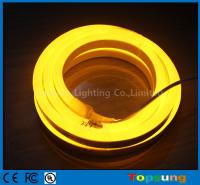China 50m spool Neo neon led flexible neon strip light 5050 waterproof yellow amber neon rope for sale