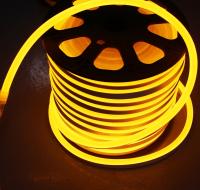 China High stability waterproof 24v outdoor light strips amber led neon flexible with IP68 yellow for sale