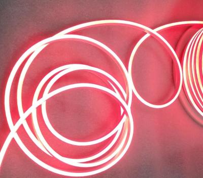 China Shenzhen Led Hot Sale led neon flex light Mini Size 6mm Silicone neon flex red color for sale