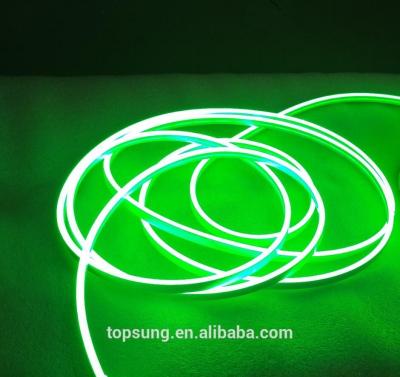 China Smallest Size 6x12mm Smd2835 Silicone Led Strip green neonflex for sale