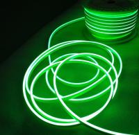 China mini size 6x12mm 2835SMD 120leds/m green led neon flex tape 24v 5cm cuttable silicone flexible strips for sale