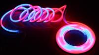 China Addressable pixel neon flexible 24v digital dmx rgb Neon-Flex Flat 11x19mm for sale
