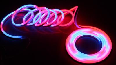 China Addressable pixel neon flexible 24v digital dmx rgb Neon-Flex Flat 11x19mm for sale