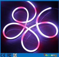 China 24V/12V Full Color Programmable Smart Digital Double Sided 5050 Pixel RGB Led Neon Flex for sale
