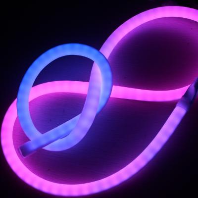 China Outdoor multi color waterproof IP65 RGB led decoration light 360 chasing led neon flex for sale