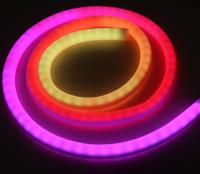 China Programmable Digital 360 Degree Round 12V Flexy Led Neon tube strips flexible for sale