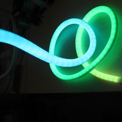 China dmx SPI digital RGB WS2811 led neon 12v addressable 360 degree neonflex for sale