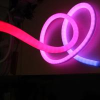 China 360 degree addressable rgb led neon flexible strip 18mm dmx control neonflex for sale
