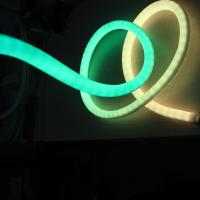 China 360 degree addressable rgb led neon flexible strip 18mm dmx control neonflex for sale