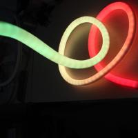 China 360 degree addressable rgb led neon flexible strip 18mm dmx control neonflex for sale