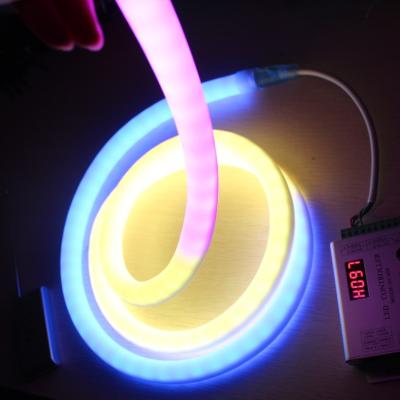 China 50m Good price 360 degree round led light neon replacement with DMX control in stock pixel tube for sale