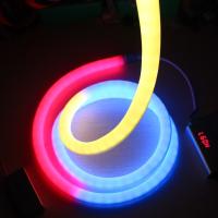 China Custom Neon flexible Lighting 24V Flex Rgb Pixel LED Neon 360 degree neon rope for sale