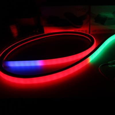China Ws2811 Addressable Rgb Neon Flexible Strip Light DMX 12W/M for sale