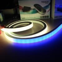 China Full Color Changing Programmable DMX Led Flex Neon topview square color changing led rope light for sale