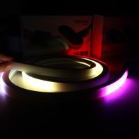 China 50m spool 18x18mm square flexible custom led neon tube lights rgb color changing neon for sale