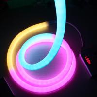China Amazing round 360 degree led neon flexible digital dmx neon strip light dmx pixel neon rope for sale