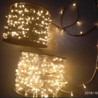 China 2019 IP 65 warm white PVC crystal Wire DC 12V clip light/ 200leds fairy light string 100m/roll led bud lights for sale