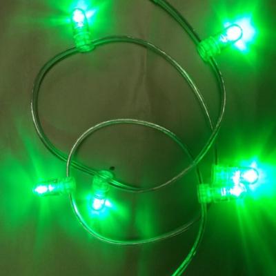 China Brand 100m 12v fairy string 666 led IP67 for low voltage light green crystal led strings for sale