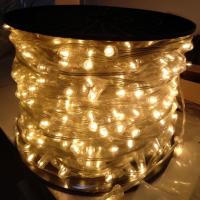 China IP 65 warm white PVC crystal Wire DC 12V clip light/ 666leds fairy light string 100m/roll led bud lights for sale