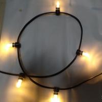 China IP 65 warm white PVC crystal Wire DC 12V clip light/ 666leds fairy light string 100m/roll led bud lights for sale