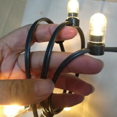 China 2020 IP 65 warm white PVC crystal Wire DC 12V clip light 333leds fairy light string 100m/roll led bud lights for sale