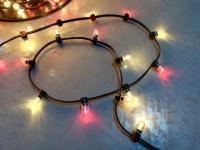 China Fairy christmas lights led 100m string 1000 bulbs 12v crystal strings rgb decoration light for sale