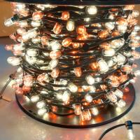 China 50M spool customize DC 12V clip light 666leds white + red fairy lights ip65 waterproof for sale