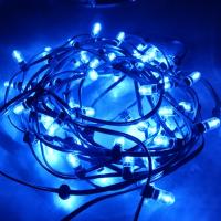 China Waterproof 100m 1000led Connectable string light 12v belt clip garland strings blue emit christmas tree decoration for sale