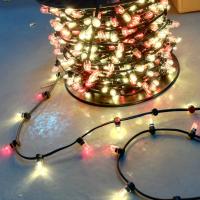 China 50M spool customize DC 12V clip light 666leds white + red fairy lights ip65 waterproof for sale