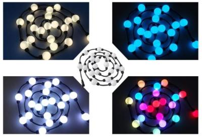 China 3m reel 50mm dmx 3d ball ucs1903 addressable rgb 12v dmx 24v dmx curtain pixel lights for sale