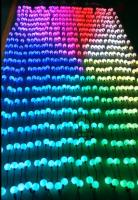 China 3m reel 50mm dmx 3d ball ucs1903 addressable rgb 12v dmx 24v dmx curtain pixel lights for sale