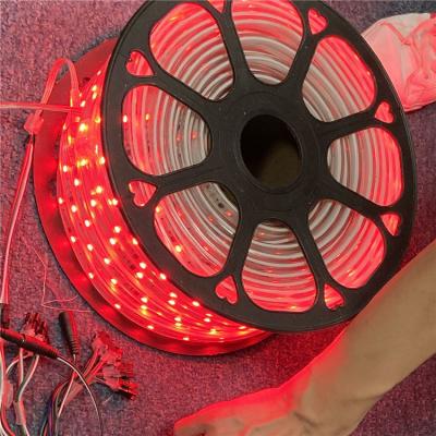 China 50m spool 24v low voltage led flexible lighting strip 5050 smd rgb led strip waterproof pixel ribbon for sale