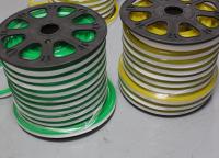 China 24V 14x26mm high brightness green colored jacket 164' spool best led neon flex price for sale