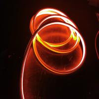 China 50m Flexible Strip Emitting Light Thread 24V View Square Uv red Led Neon flex lights for sale