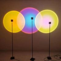 China Modern Corner Stand Sunset Led Projector Lamp Photography Colorful USB for sale