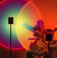 China Robot Sunset Projection Lamp Led 7*7*14 for living room for sale