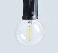 China Outdoor Decorative Led Globe String Lights 48ft 15 Sockets E27 Socket for sale
