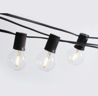 China Outdoor Decorative Led Globe String Lights 48ft 15 Sockets E27 Socket for sale
