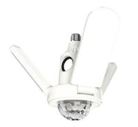China Bluetooth 40w LED Ceiling Panel Lights E27 E40 Folding Fan Blade for sale