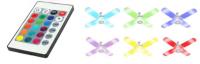 China Creative Blue Tooth Music LED Ceiling Panel Lights Four Leaves E27 for sale