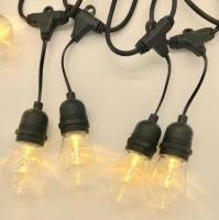 China 220V E27 Socket LED Fairy Socket String Lights 48 Ft Christmas 15 Bulbs for sale