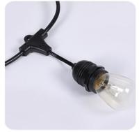 China Commercial Grade Holiday Decoration Lights String 48FT Warm White E26 Shatterproof Bulbs for sale