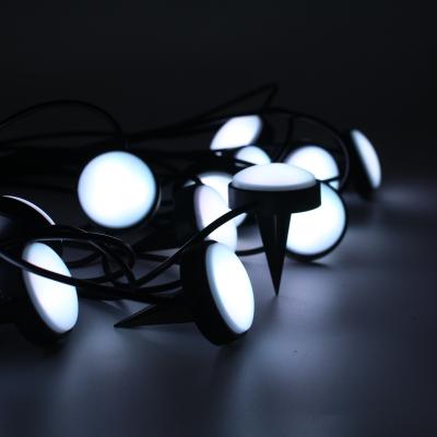 China WIFi APP Garden Led String Lights Plug-In RGB Pixel Lawn Bulbs for sale