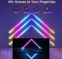 China Smart RGBIC Glide Wall Light Music Sync Home Decor App Control for sale