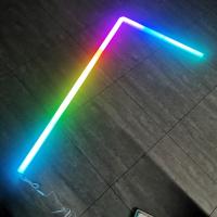 China RGBIC Smart LED Linear Batten Wall Mount Led Light Bar Smart APP for sale