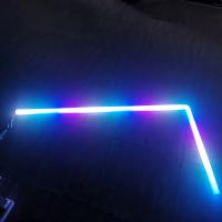 China Tuya APP RGBIC LED Linear Batten Smart Wall Light Multicolor Music Sync for sale