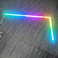 China Tuya APP RGBIC LED Linear Batten Smart Wall Light Multicolor Music Sync for sale