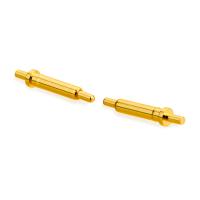 China 2.54mm Spring Loaded POGO Pin 5V 2A Gold Plated 4 Pins Magnetic Pogo Pin Connector for sale