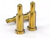 China Insulated 2.54mm 3 Pin Pogo Connector SMT  3.5 Pitch DIP Spring Loaded for sale