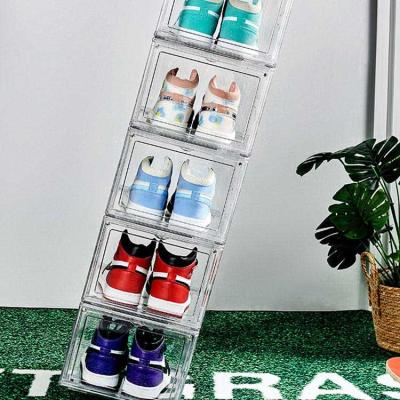 China Custom Clear Transparent Acrylic Sneaker Display Case GLOSSY for sale